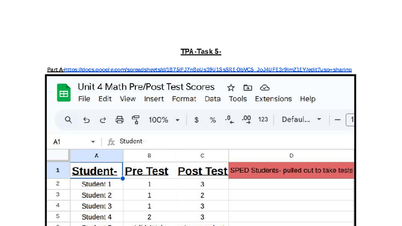 Unit 4 Math Test Analysis: Subtraction Skills & Strategies - Studocu