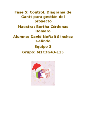 Sanchez Galindo David M23S1F1 - Fase 1: Planificación. Objetivos-metas ...