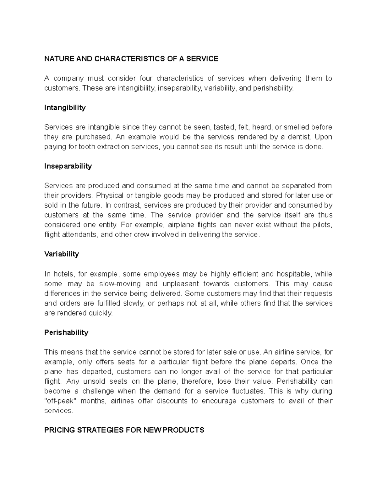 Nature and Characteristics of Services: Key Insights and Strategies ...