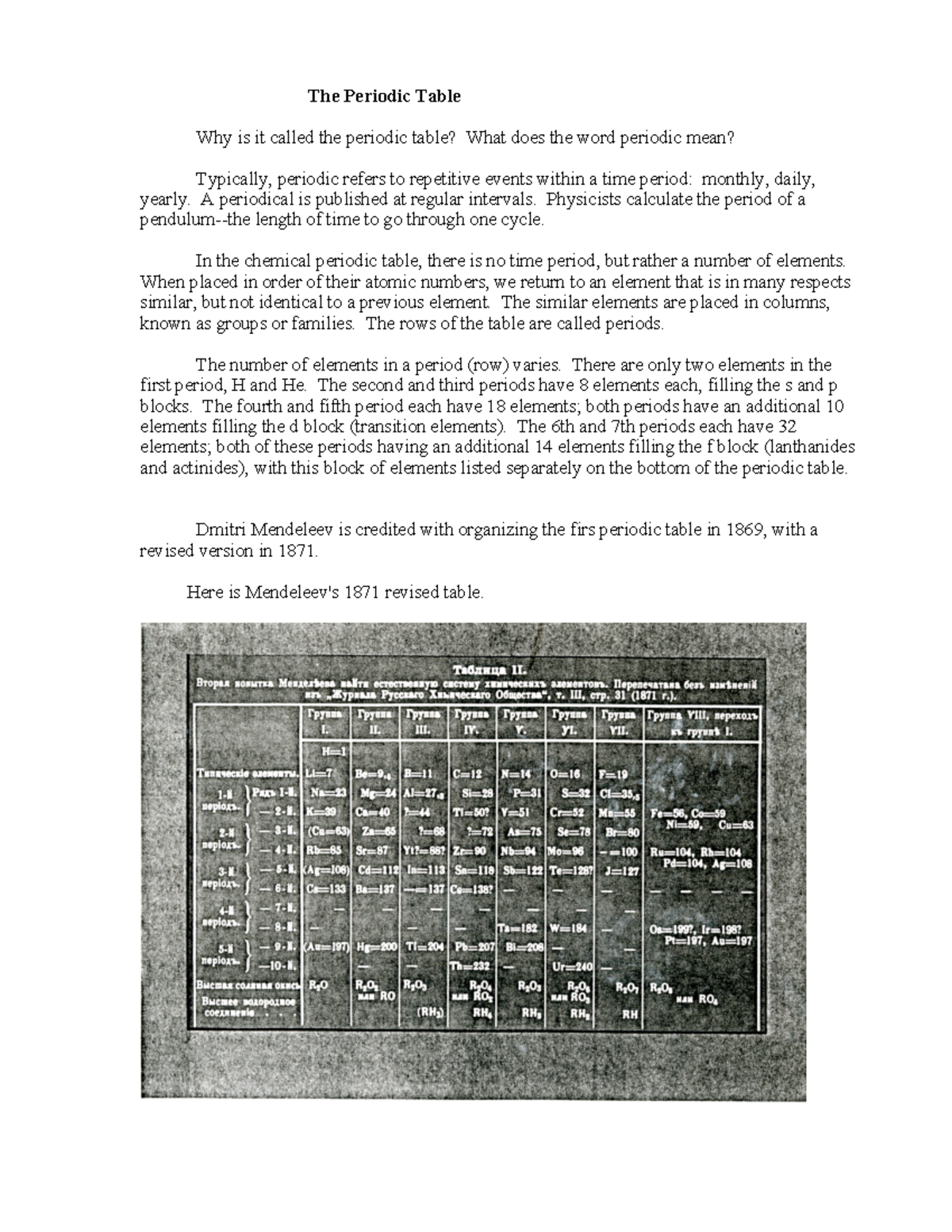 Chemistry 101: Understanding the Periodic Table Trends and Patterns ...