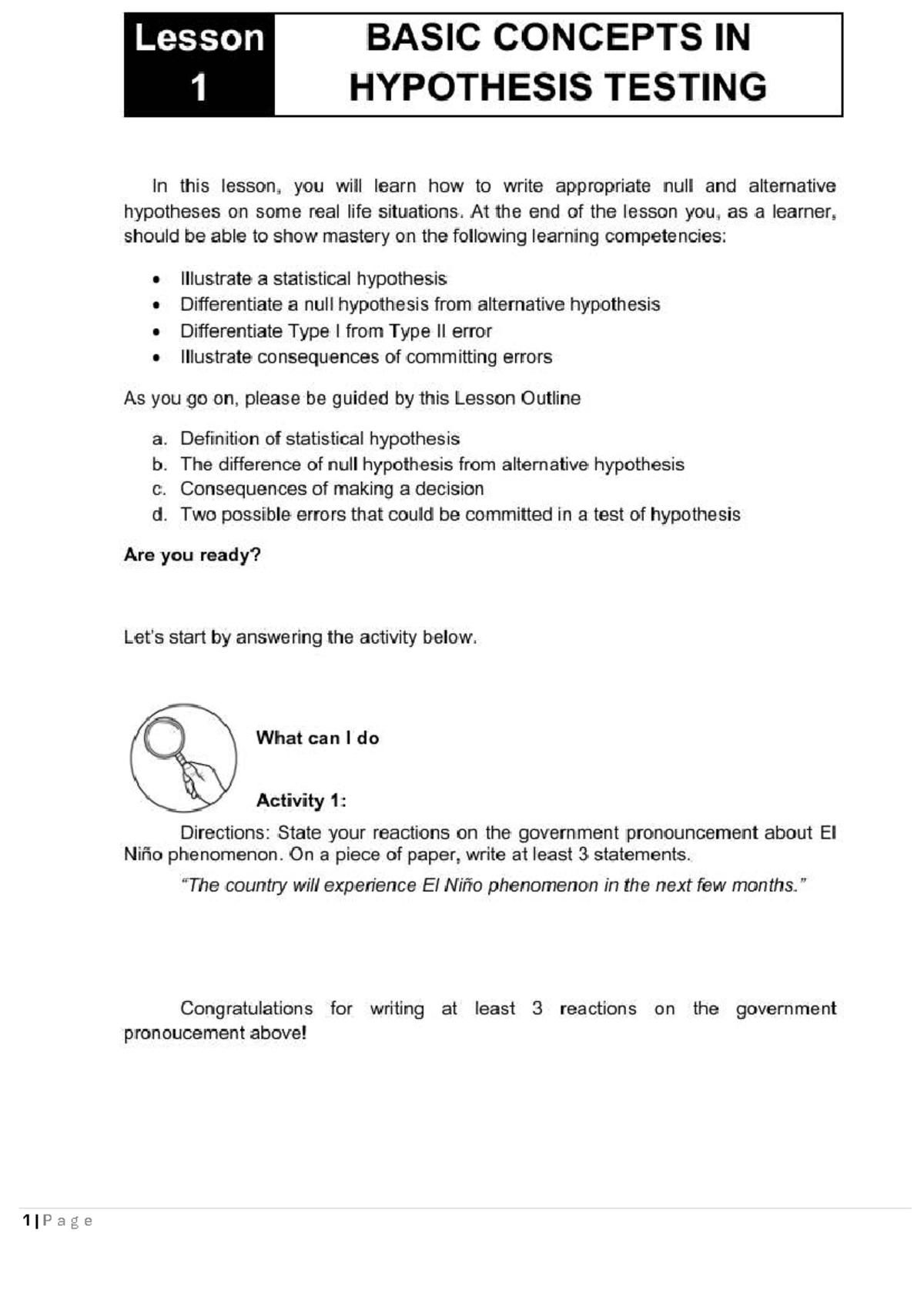 WEEK 1 STAT AND PROB - this is module - General Mathematics - Studocu