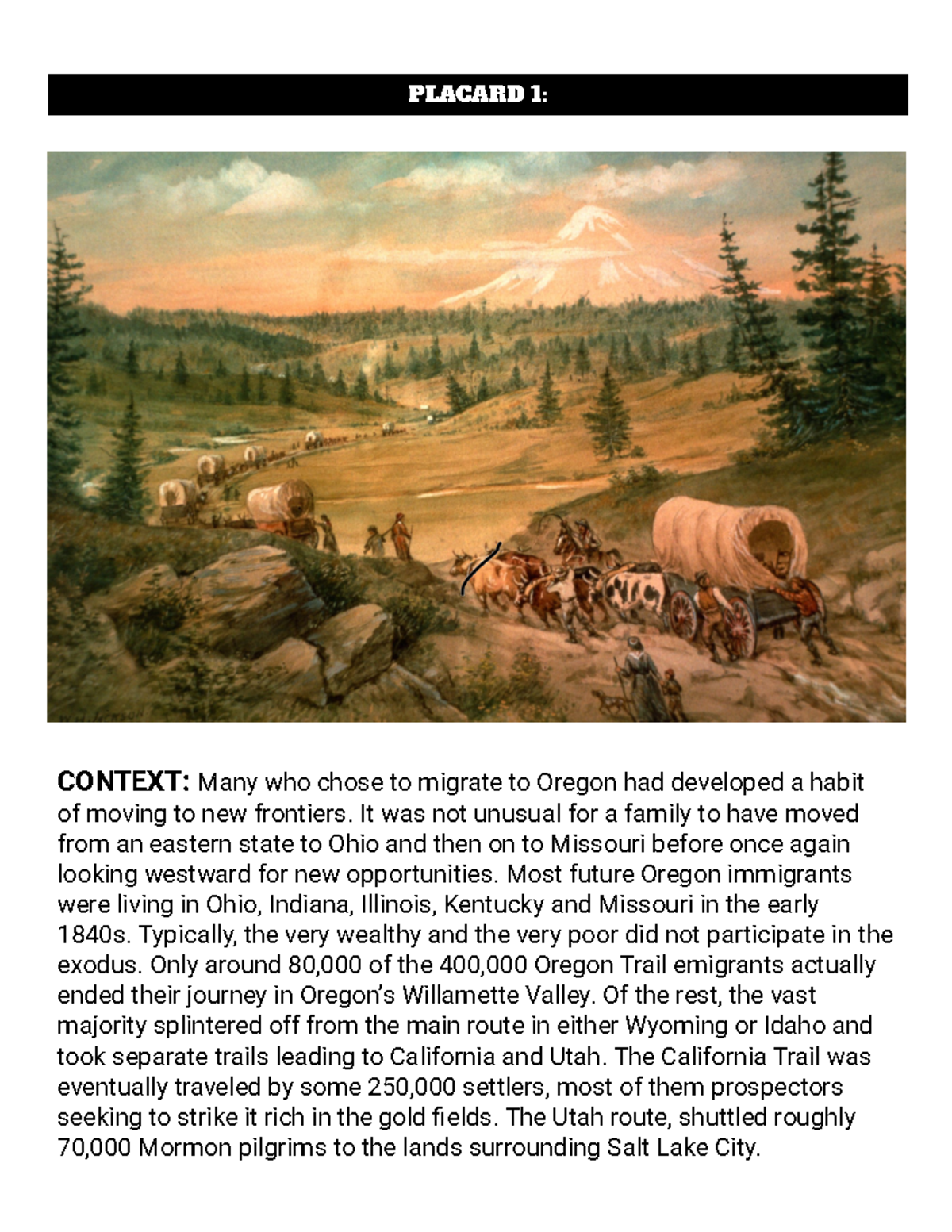 Historical Perspectives on Manifest Destiny: Gallery Walk Analysis ...