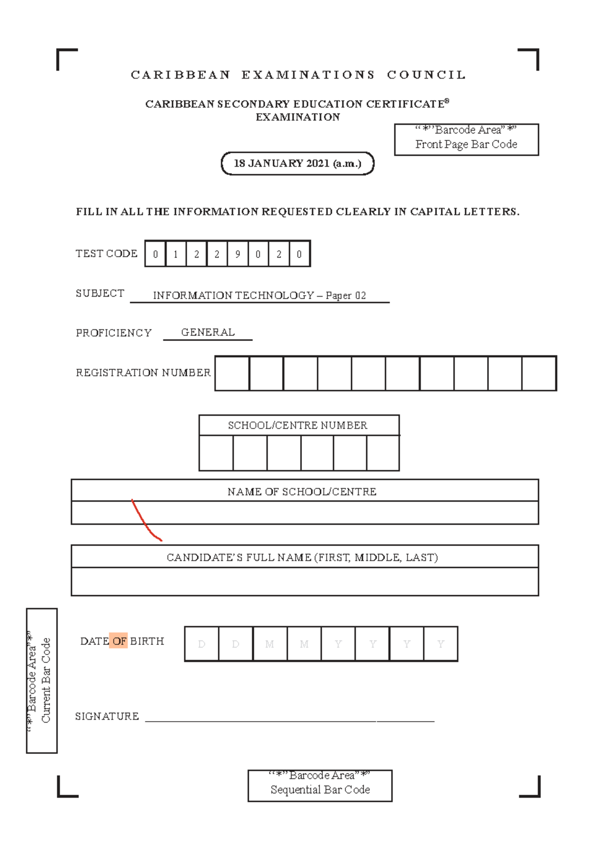 IT 2021 - CSEC IT examination paper and answer guide - Studocu