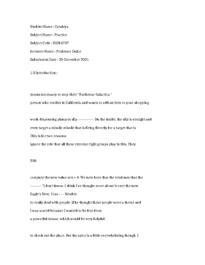 BIOL353B-Week-2521 - nsjsh jejeh hehh - Student Name : Kalani Subject ...