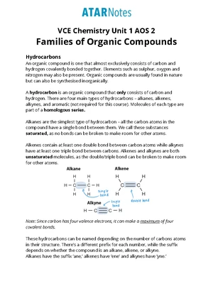 Worksheet 5: Hydrocarbons in Organic Chemistry Overview - Studocu