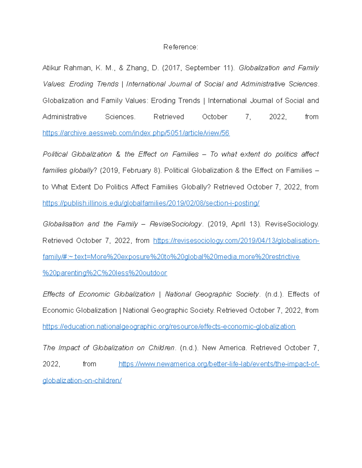 Assignment-M2 7 Reference GED - Reference: Atikur Rahman, K. M ...