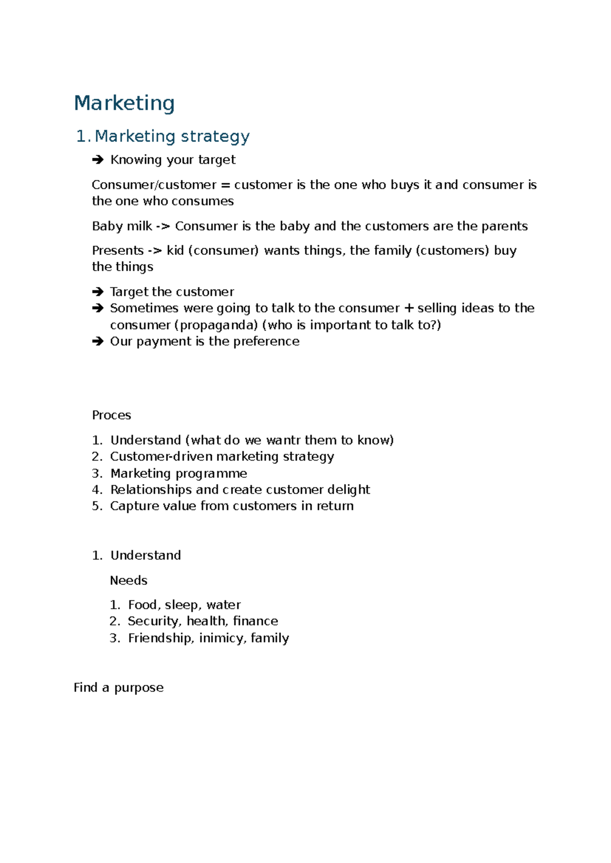 Global Marketing 16 - First Lesson Notes on Strategy and Targeting ...