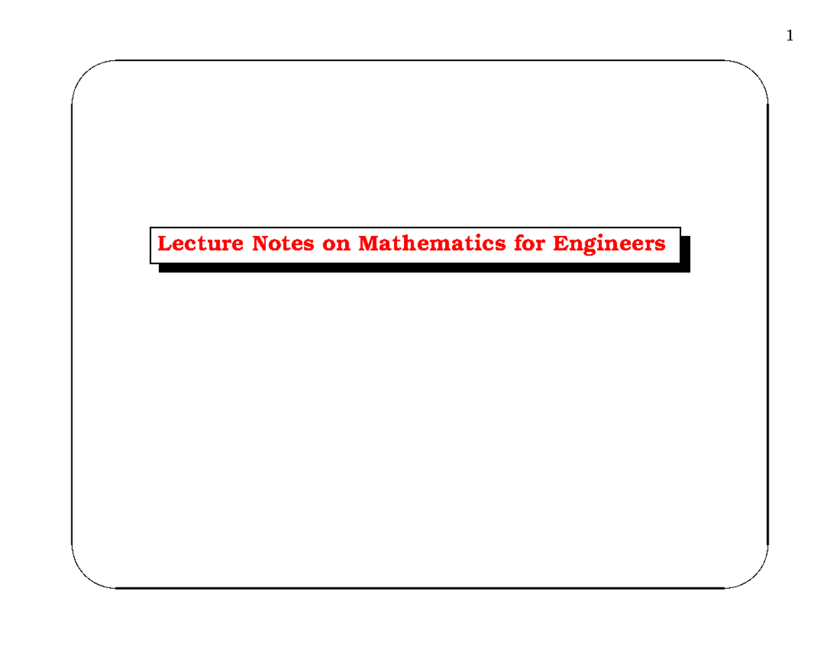 MAT 101 Lecture Notes: Linear Equations & Complex Roots - Studocu