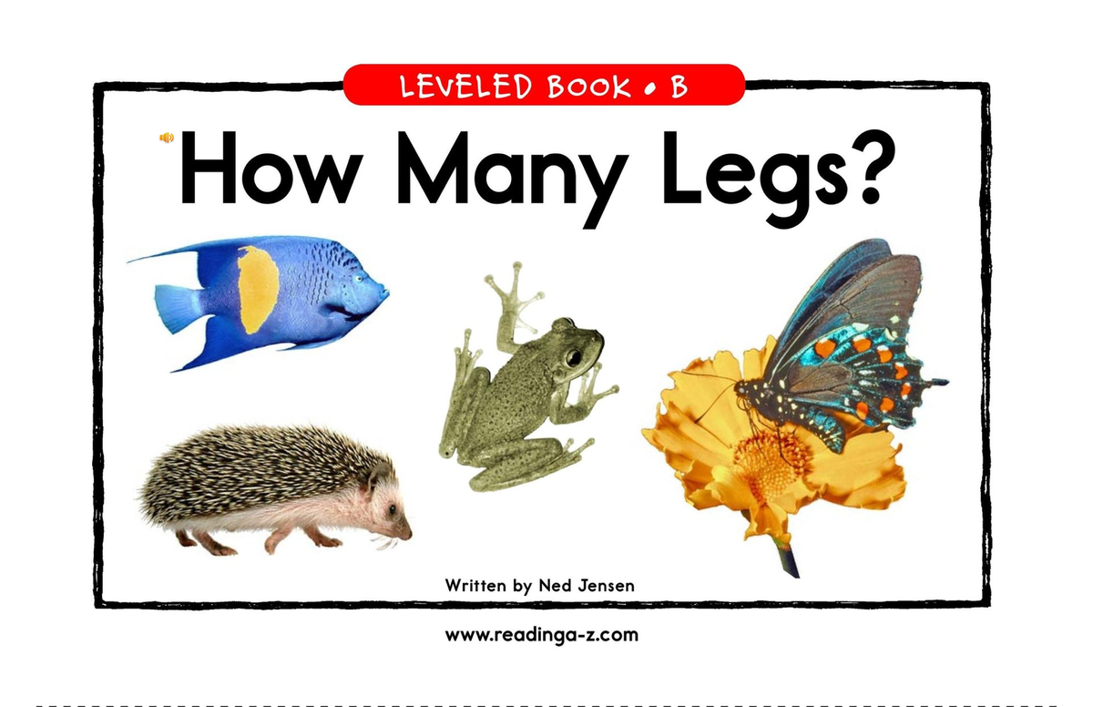 How Many Legs? Level B Correlation - Ned Jensen's Book Summary - Studocu