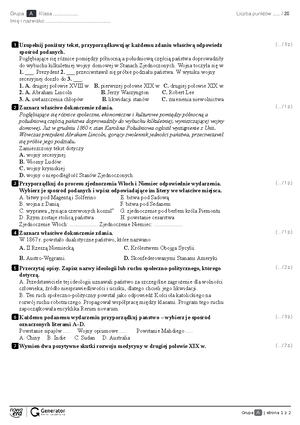 776480937 Klasa 5 Dział 3: Sprawdzian z Historii - Starożytny Rzym - Studocu