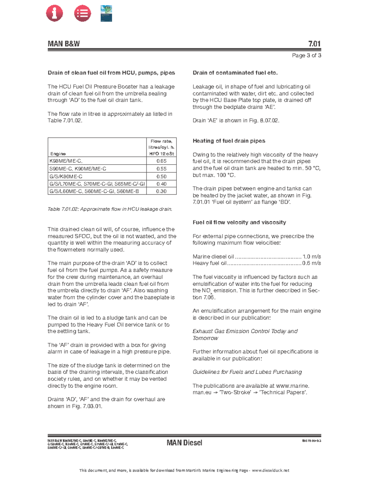MAN 7.01 Final Exam: Fuel Oil Drainage and Management Techniques - Studocu