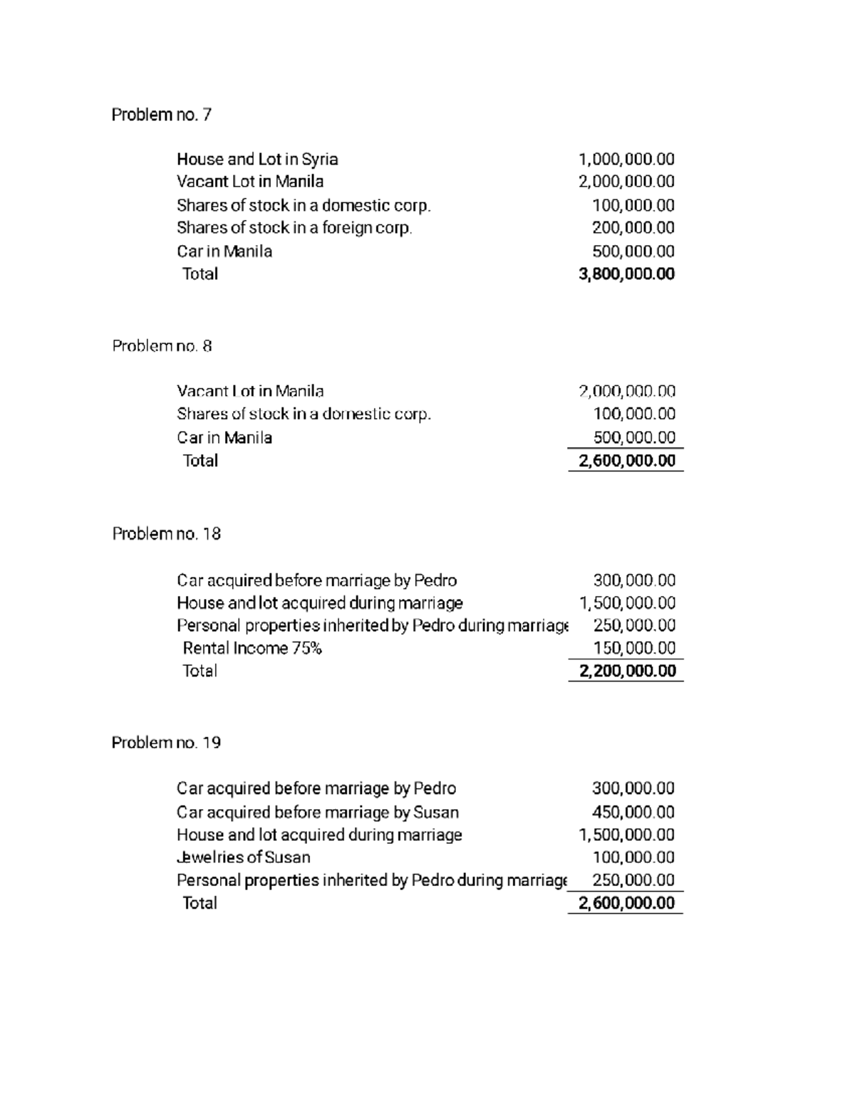 TAX 101: Estate and Property Problems Analysis - Studocu