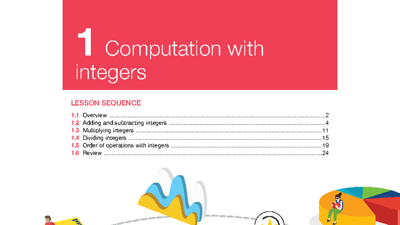 C01Computation With Integers - 1 Computation with integers LESSON ...