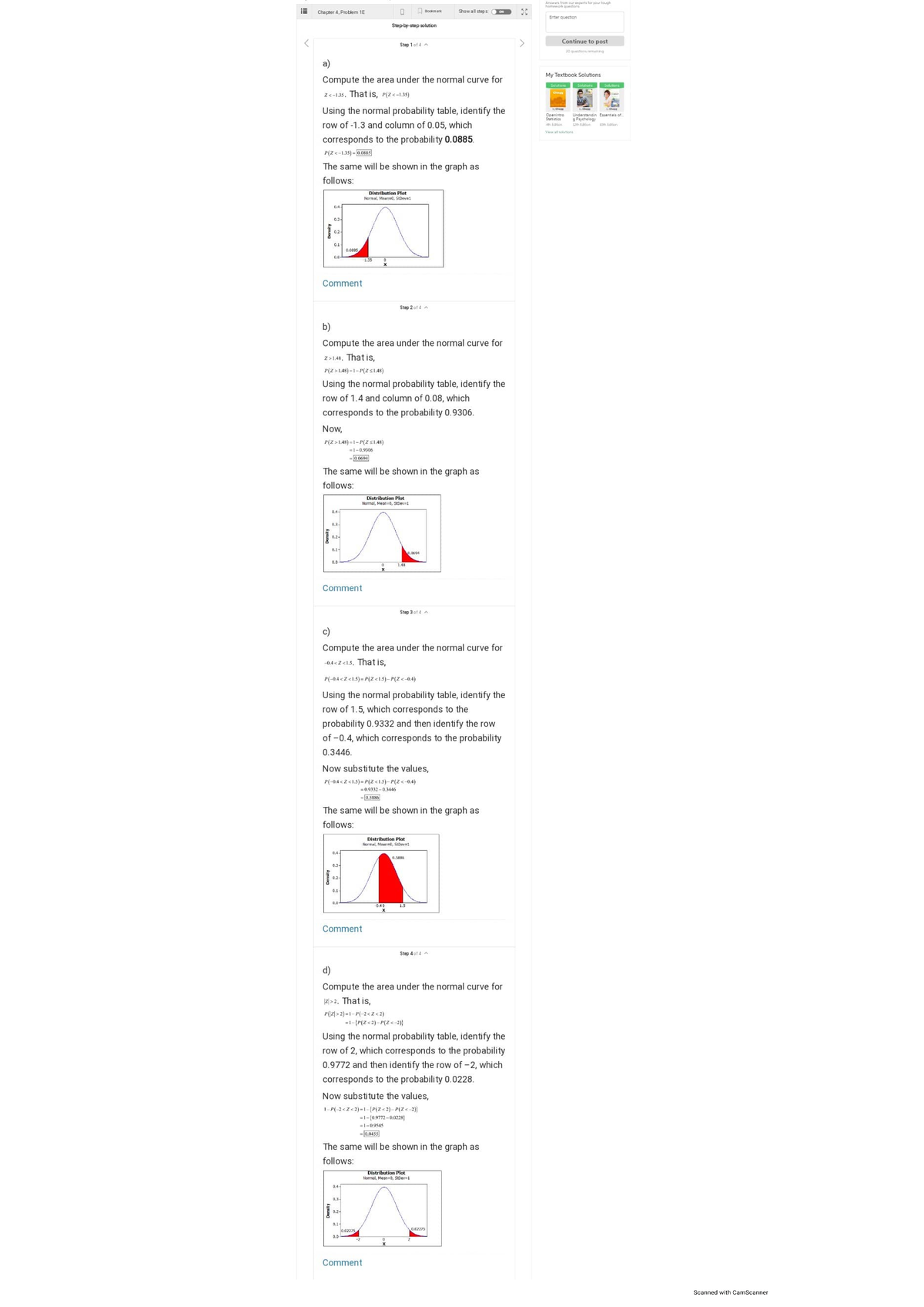 OpenIntro Statistics Chapter 4 Solutions and Explanations - Studocu