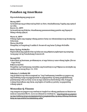 Lathalain Example - Summary Journalism - Filipino 11 - Studocu