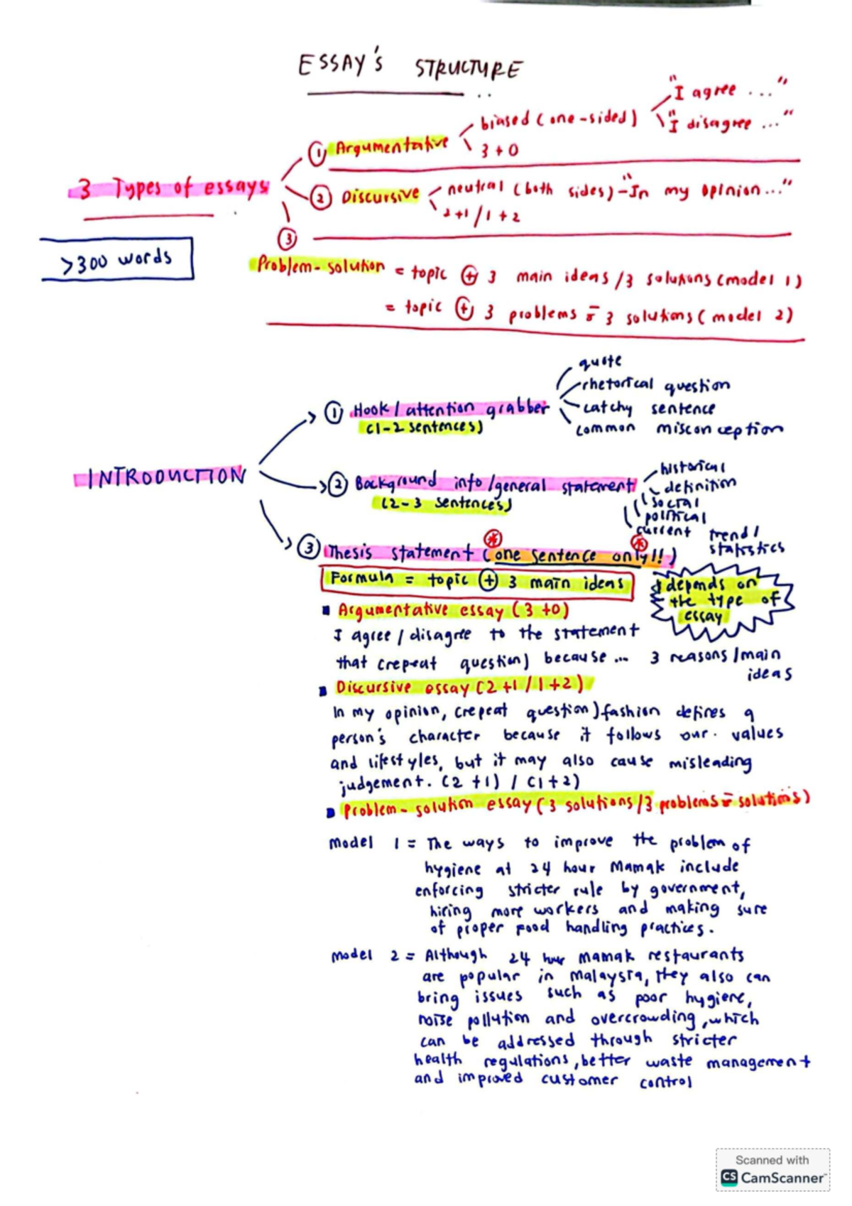 Essay Structure: Argumentative, Discursive & Solution Types (ENG101 ...