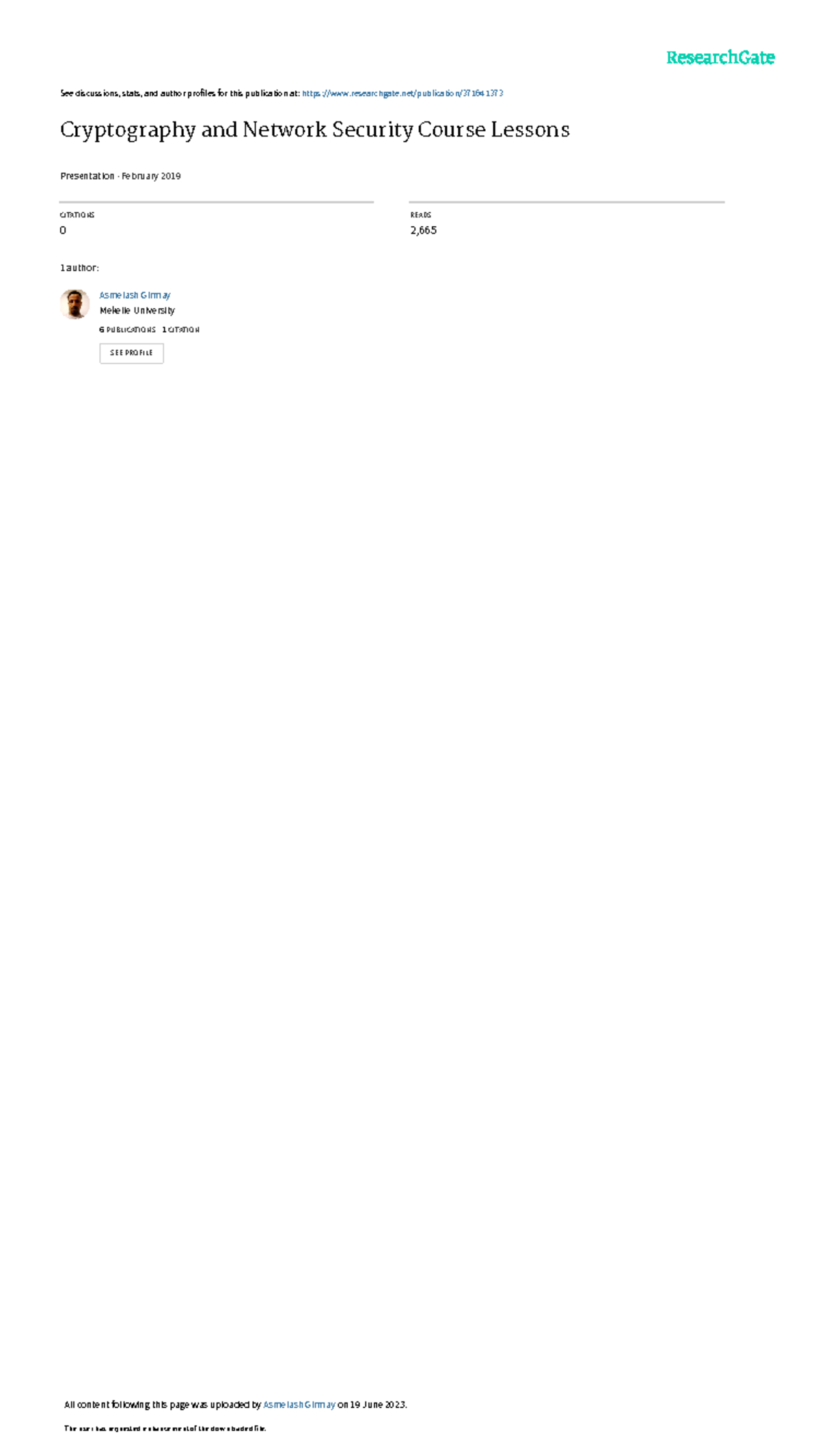 IT4201 Cryptography and Network Security: Chapter 1 - Intro to Security ...