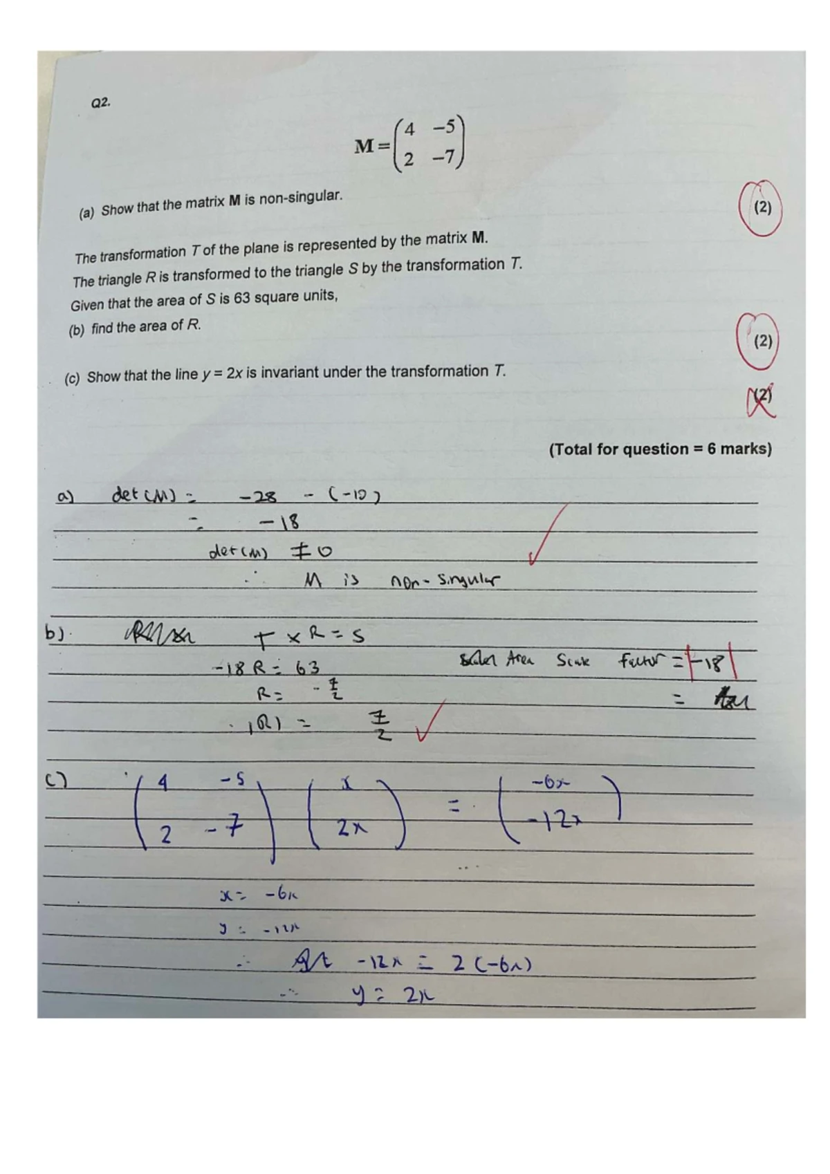 Core Pure 2 Predicted Paper - Edexcel A Level Further Maths – Core Pure 2 Predicted Paper 1 Name ...