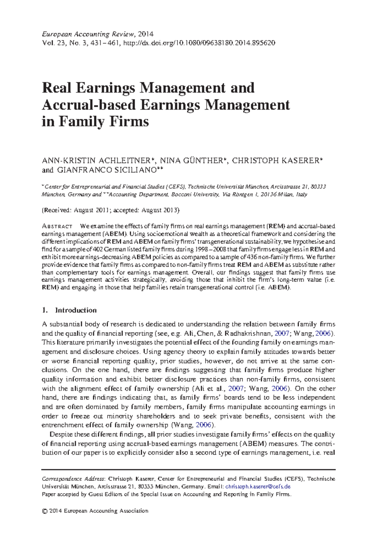 10) Achleitner - Real earnings management and Accrual-based Earnings ...