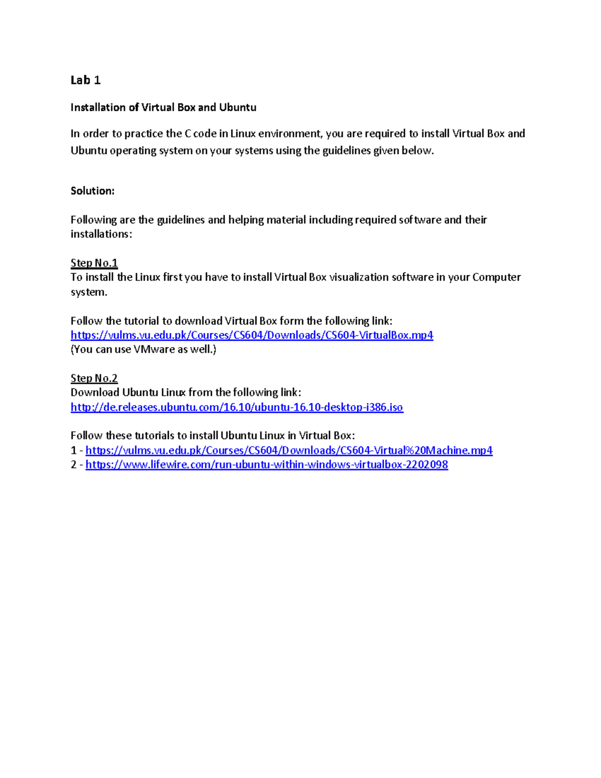 CS604P Labs: Practical Exercises on Linux Commands & C Programming ...