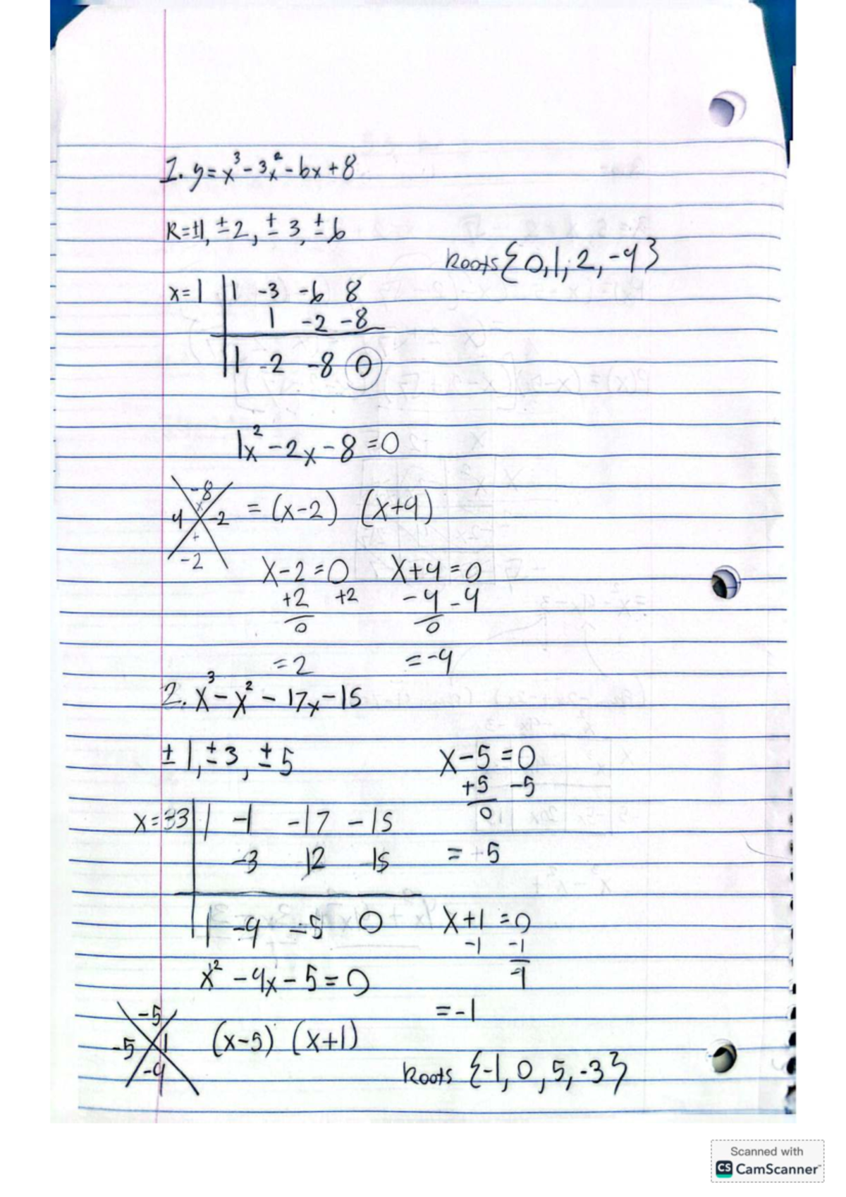Roots of Polynomial Equations: CS Study Notes - Studocu