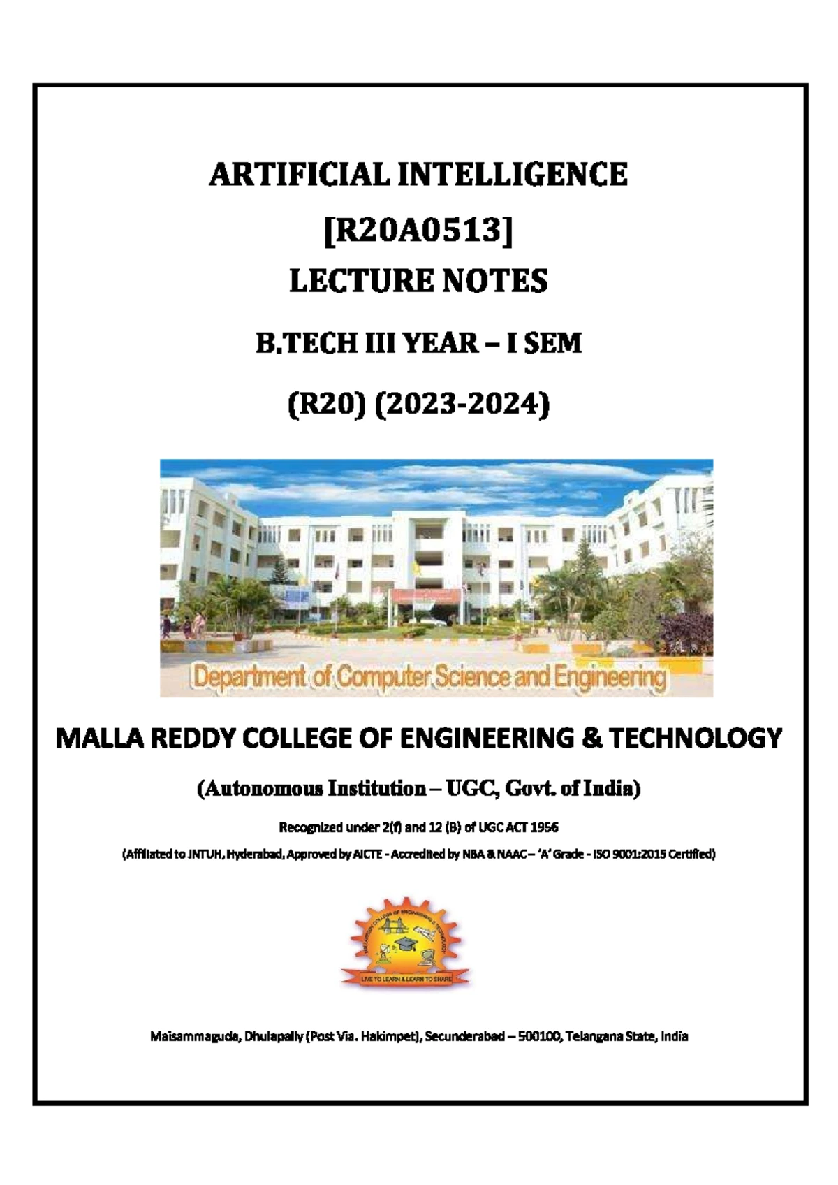 R22 B. Tech. ECE Syllabus JNTU Hyderabad - Complete Course Structure ...