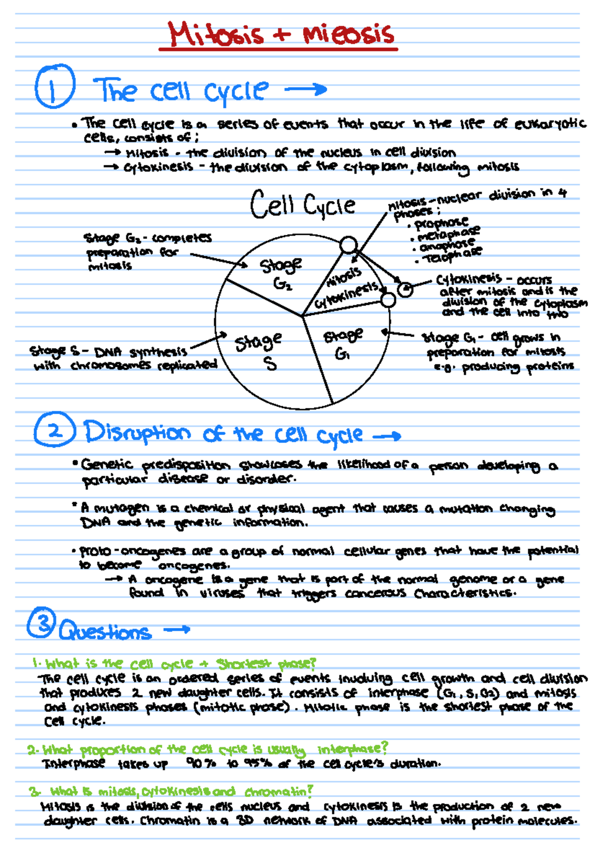 Mitosis and Meiosis: Understanding Cell Division Processes (BIO101 ...
