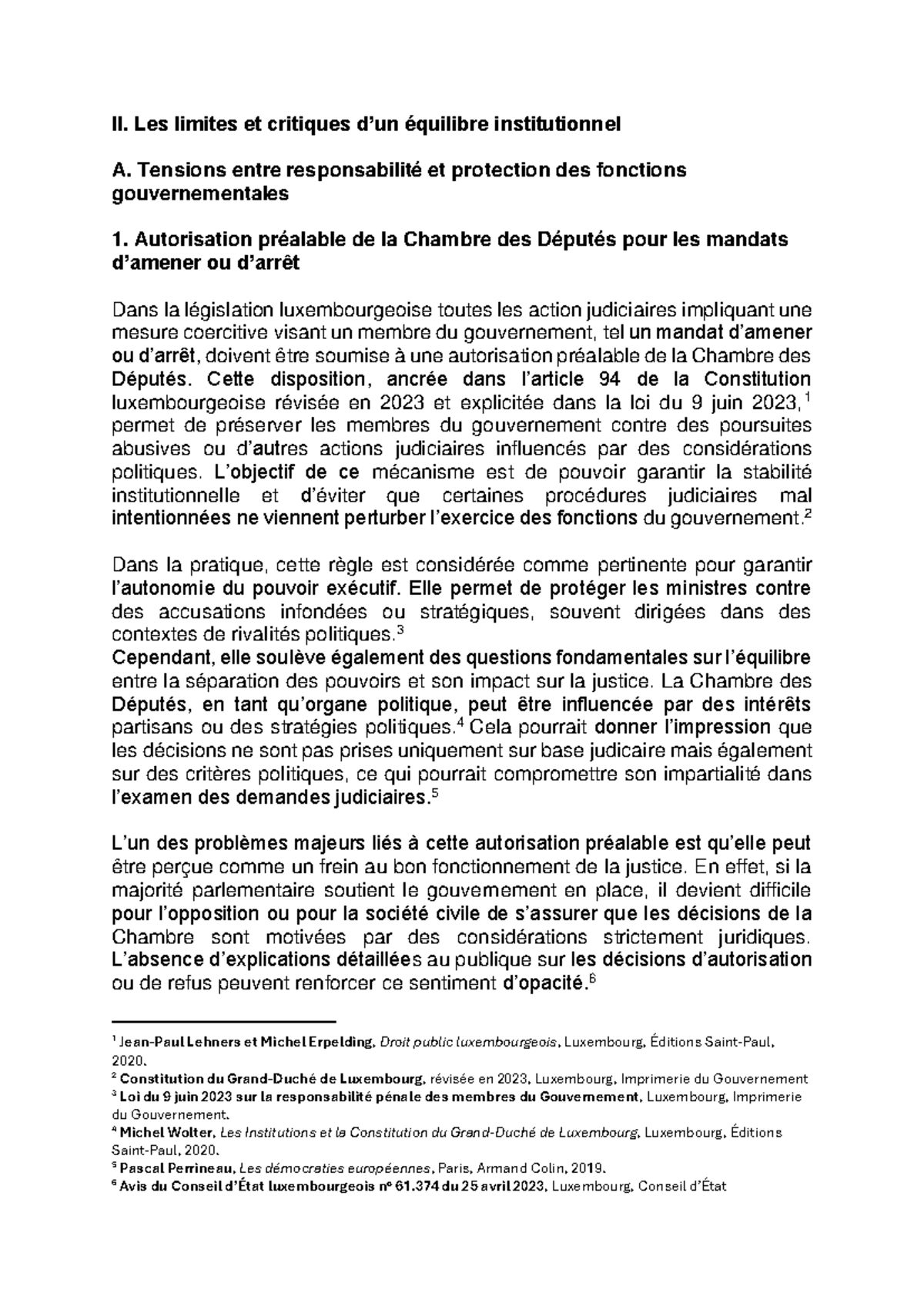 Méthodologie de Préparation à l'Examen - Droit Public Luxembourg - Studocu