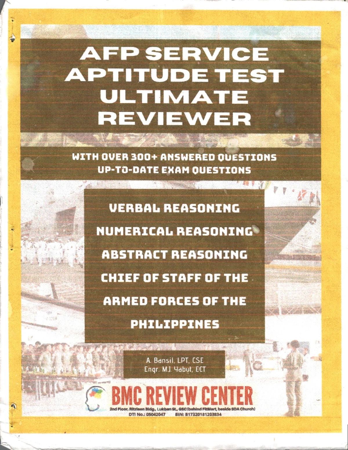 Philippine Air Force. Classification Test(PAFGCT) - PHILIPPINE AIR ...