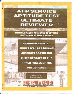 Philippine Air Force. Classification Test(PAFGCT) - PHILIPPINE AIR ...