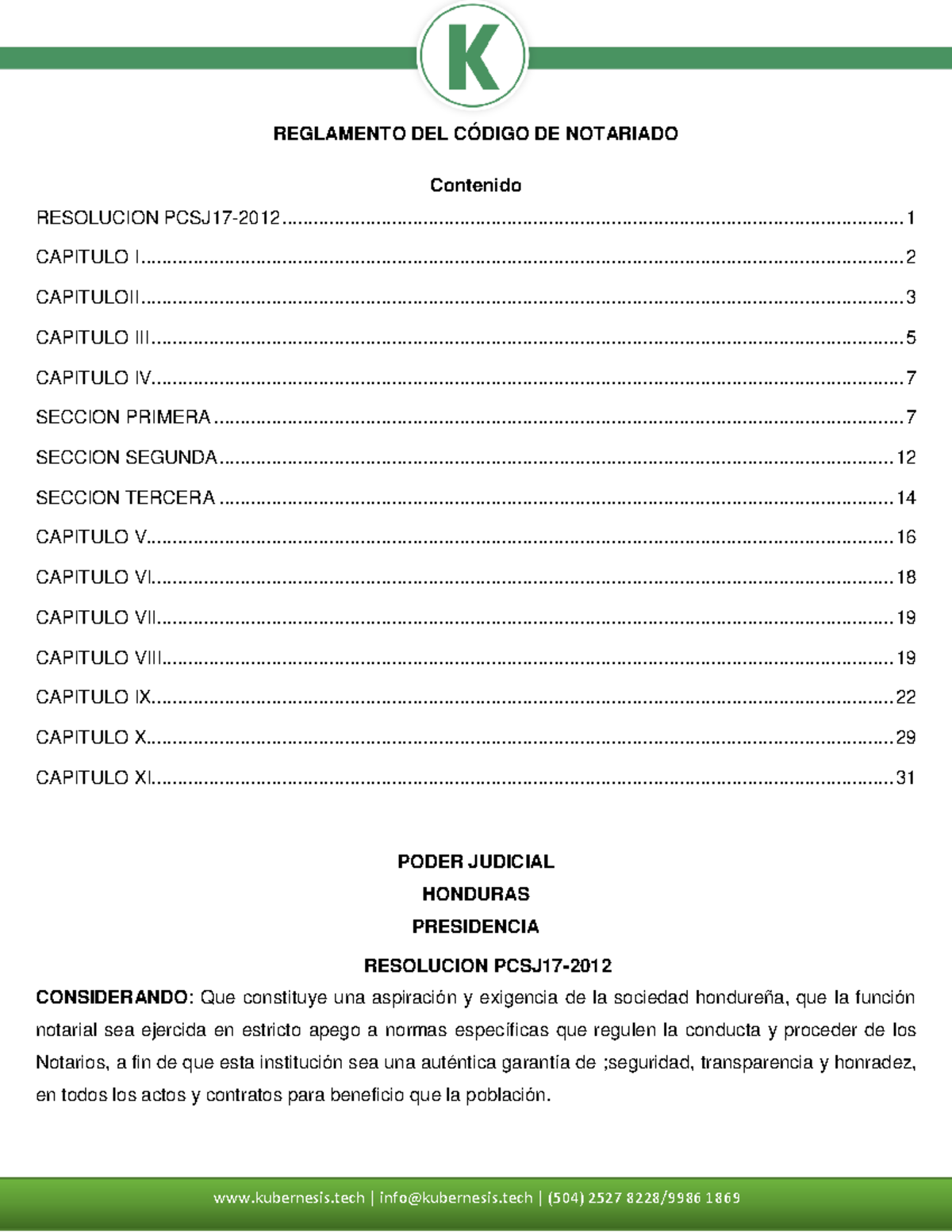 Reglamento del Código de Notariado: Análisis y Estructura Jurídica ...