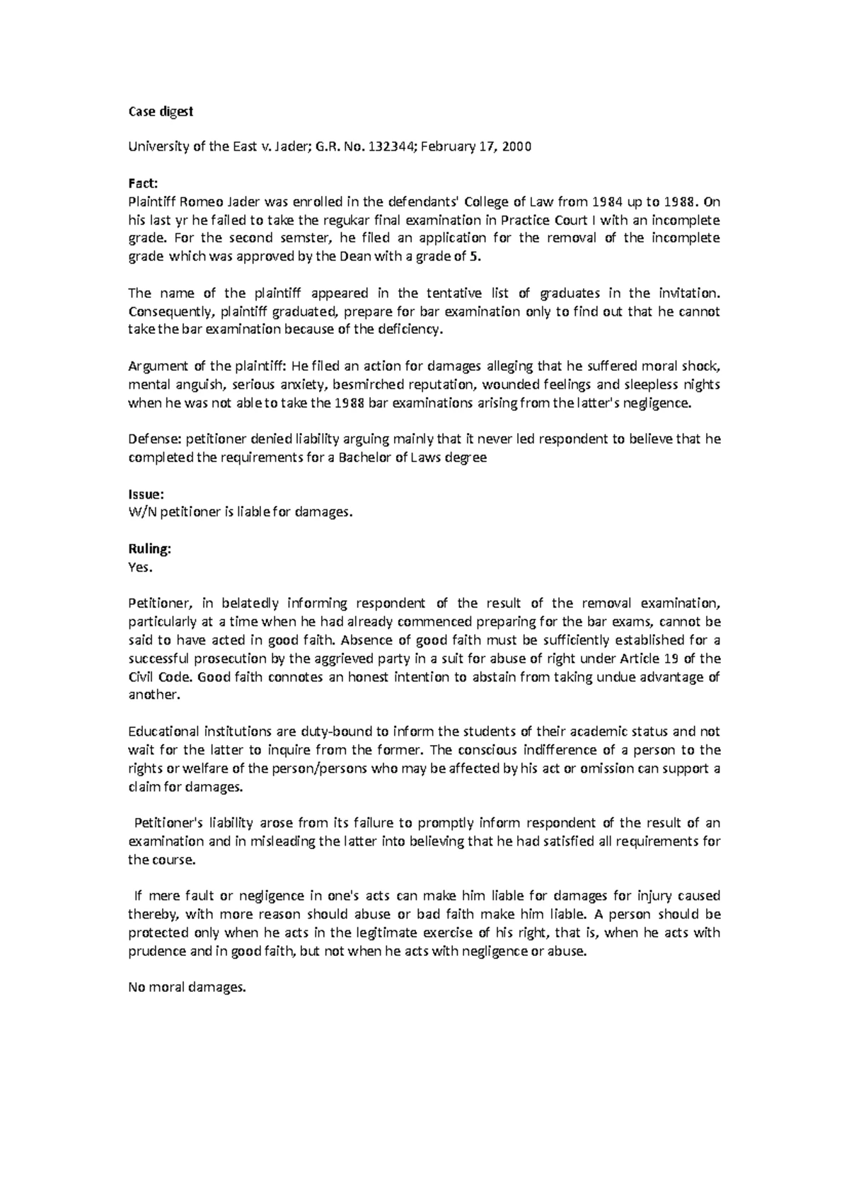 Admin Case Digest: Key Rulings and Legal Principles (G.R. No.232706 ...