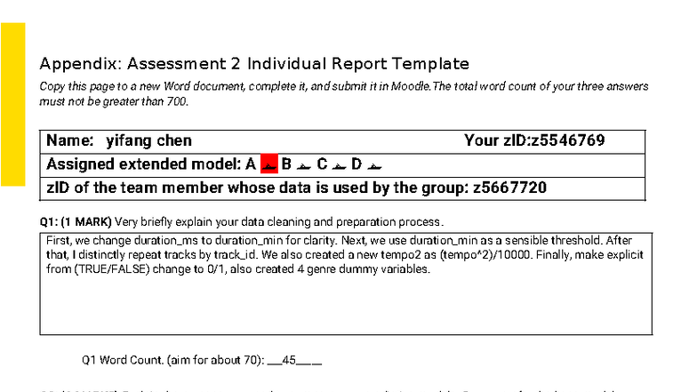 COMM1190 A2 Individual Report Template - Assessment 2 Instructions ...