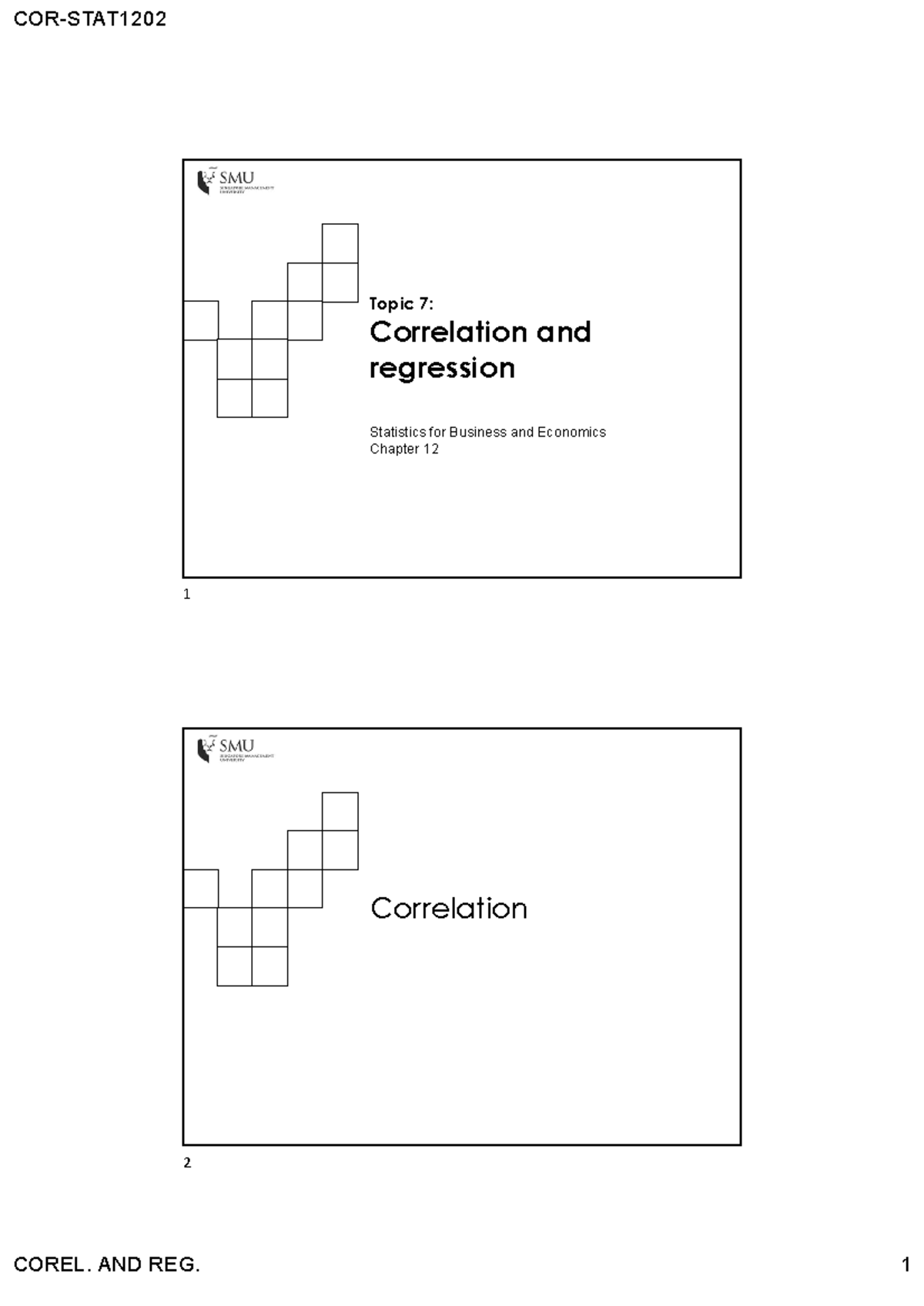 COR-STAT1202 Final Exam Notes: Correlation and Regression Concepts ...