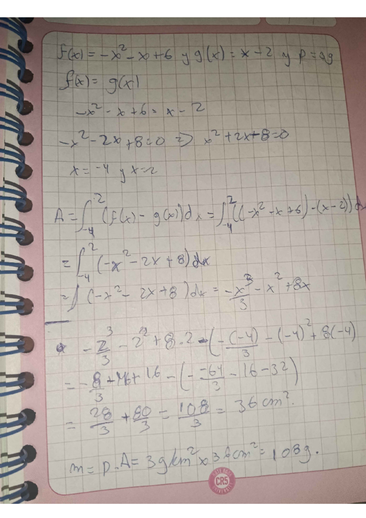 Tarea de Ejercicios - Matemática II (MAT 202) - Studocu