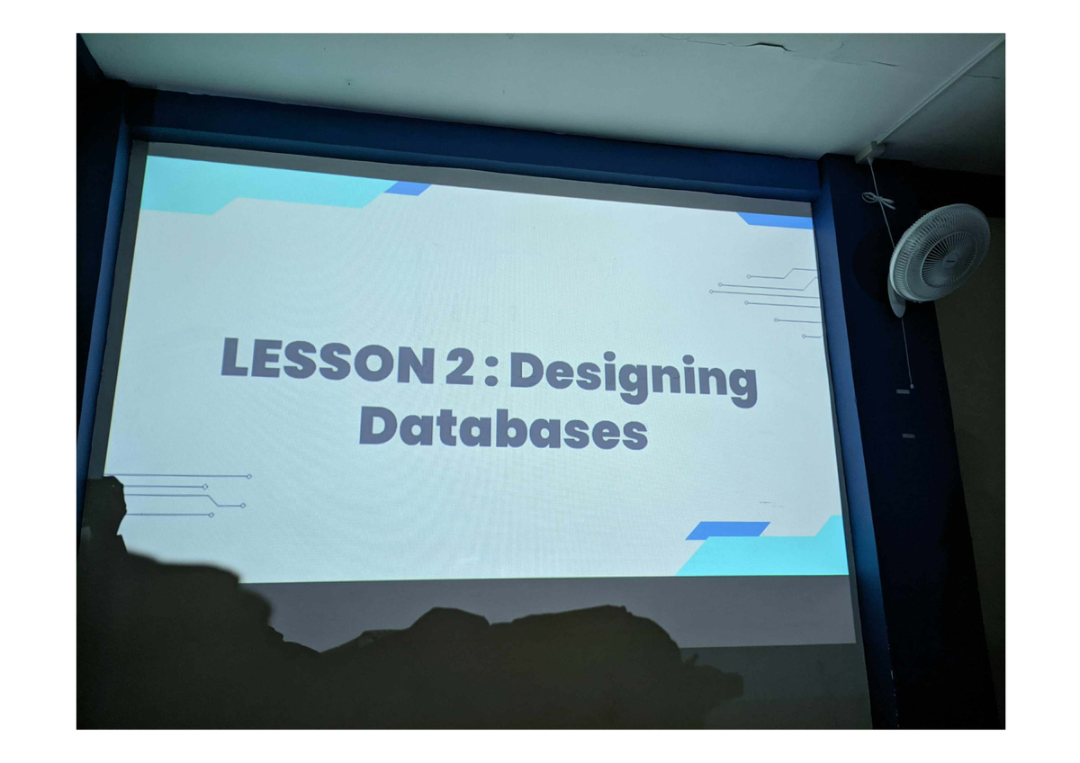 LESSON2: ER Model for Database Design in Course ABC123 - Studocu