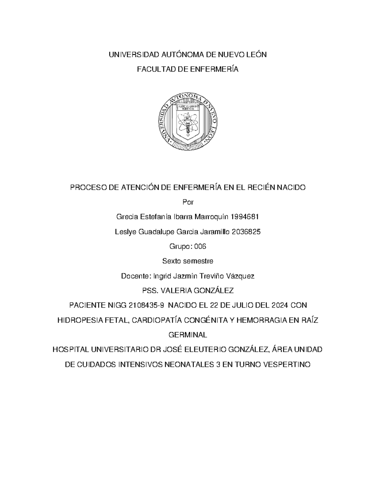 Ucin 3 equipo - Jdjdjd - UNIVERSIDAD AUTÓNOMA DE NUEVO LEÓN FACULTAD DE ...