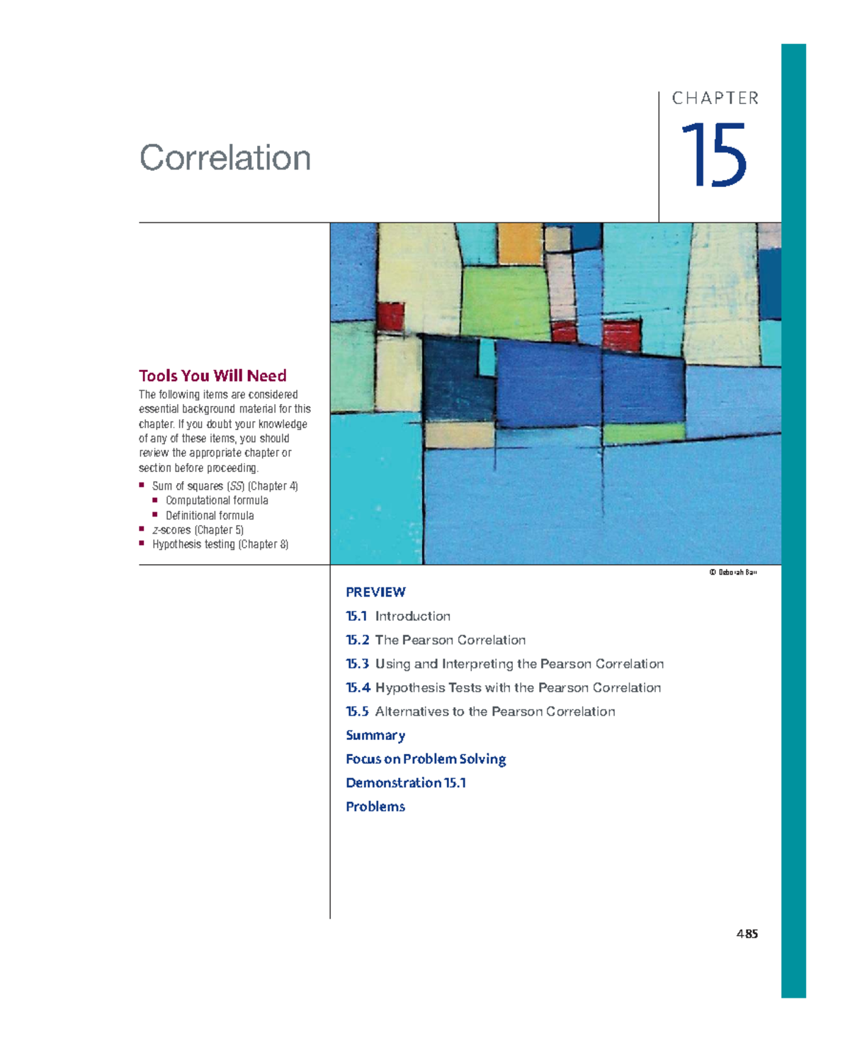 Chapter 15-16: Correlation Tools and Interpretation in PSY 266 - Studocu