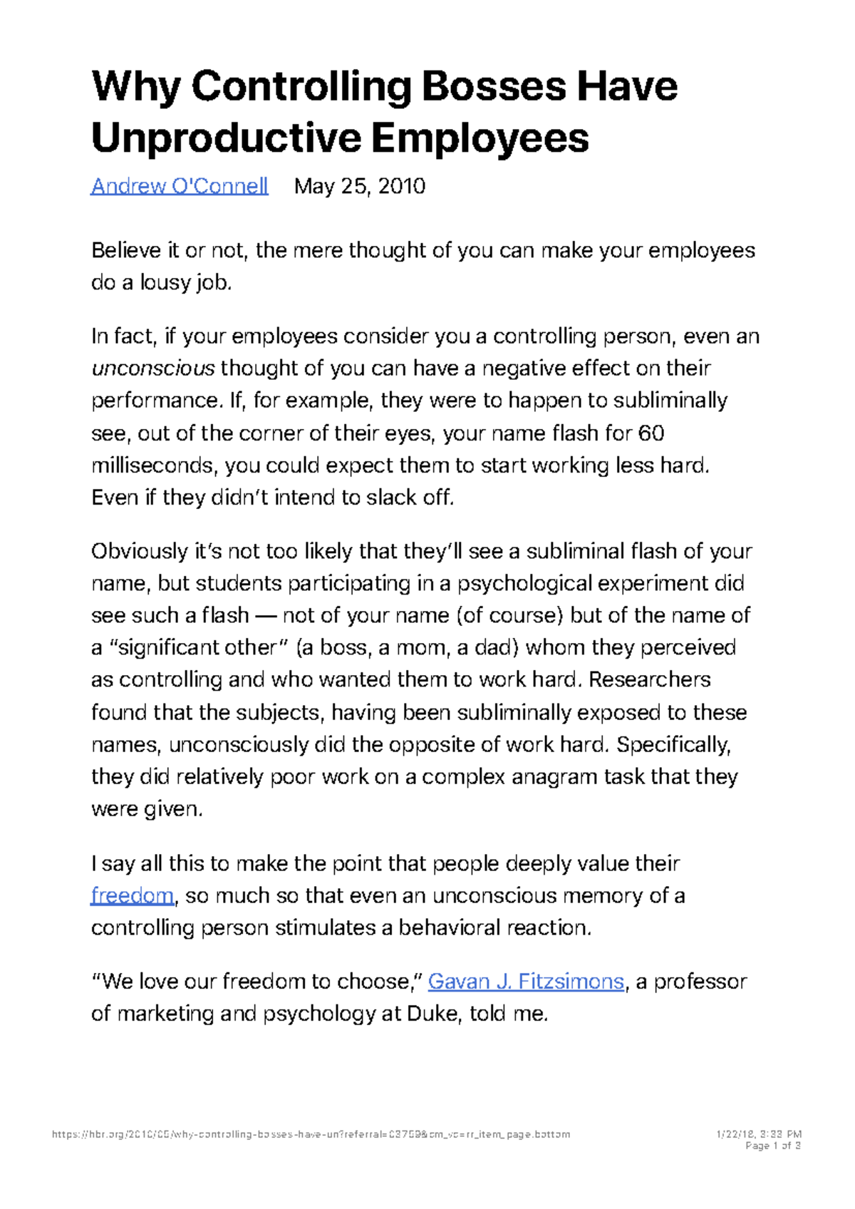 3 Why Controlling Bosses Have Unproductive Employees - Why Controlling ...
