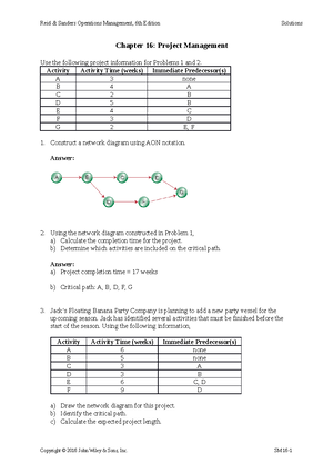 Chapter 6 Statistical Quality Control - Chapter 6: Statistical Quality ...