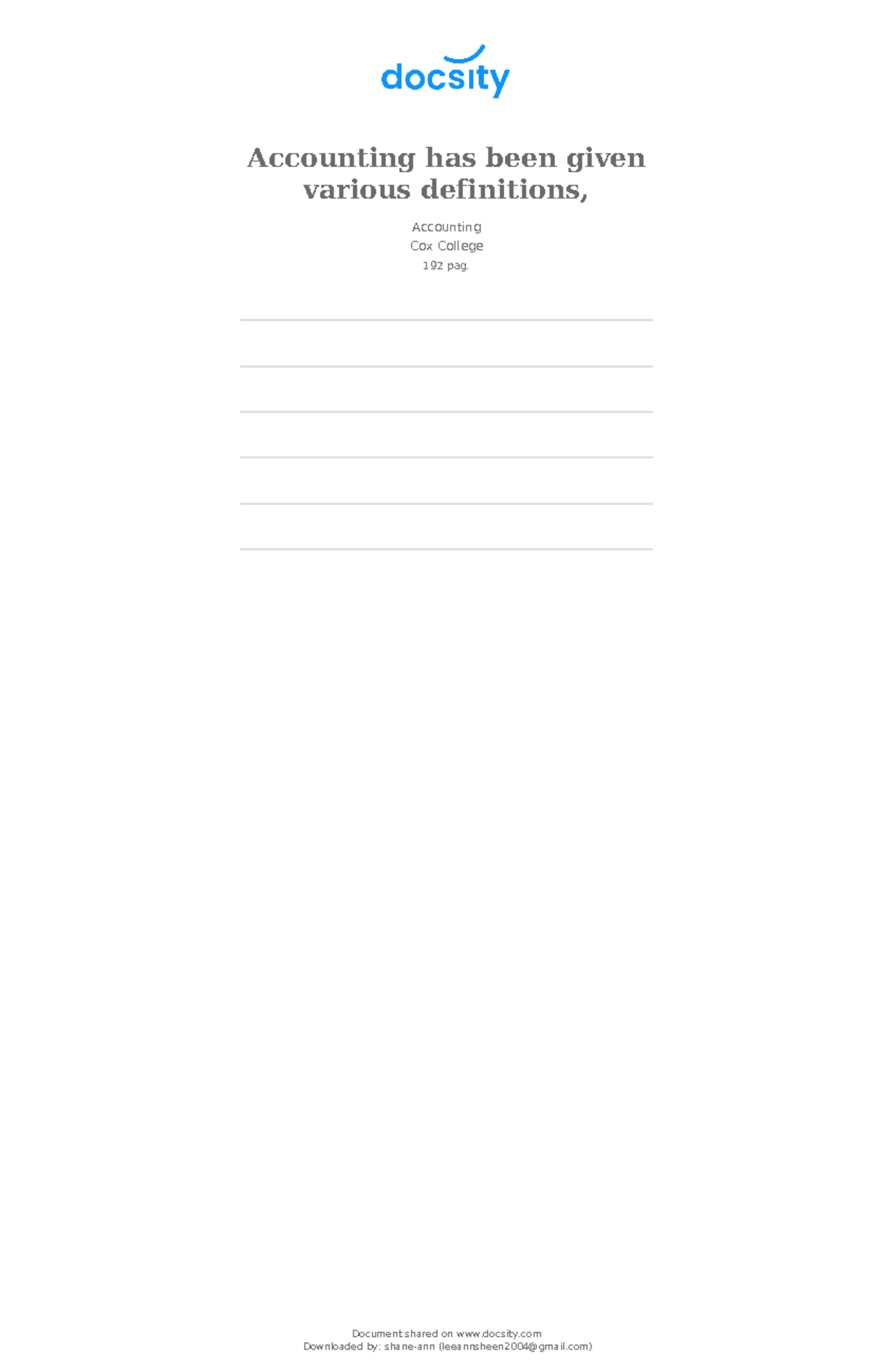 IA1 - Intermediate Accounting Lecture Notes by B. Millan - Studocu