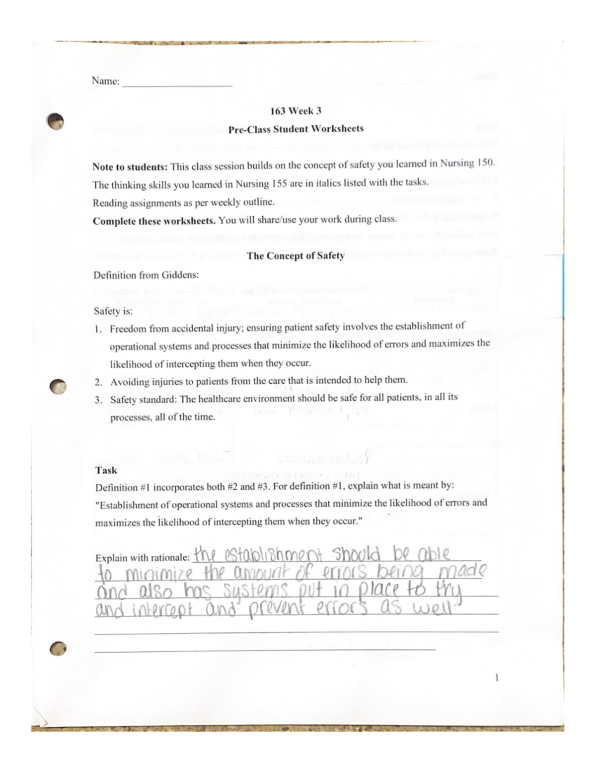 163 Week 3 Study Notes - Key Concepts and Overview - Studocu