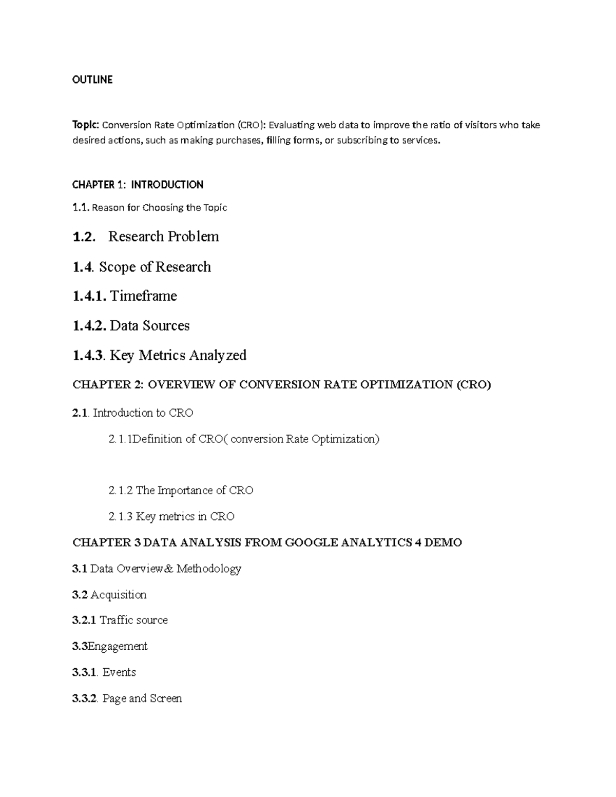 CRO Strategies: Enhancing Conversion Rates through Data Analysis - Studocu