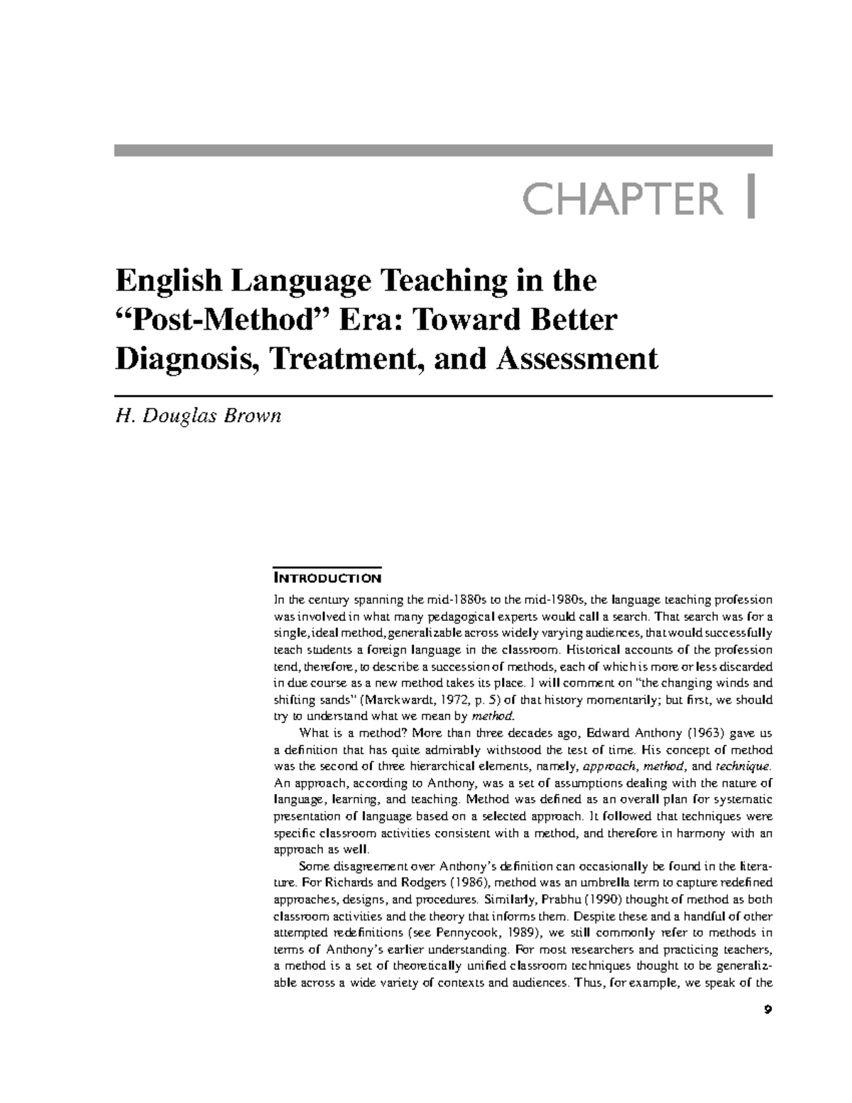 Post Method Era in Language Teaching: Understanding New Approaches ...