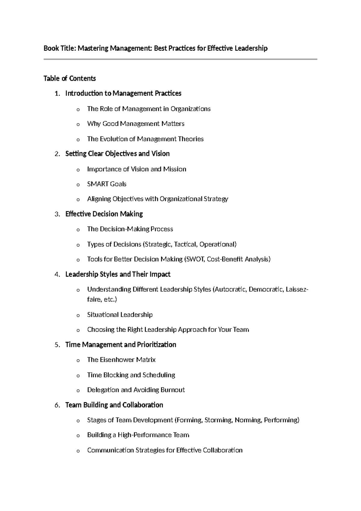 Magement - mangement - Book Title: Mastering Management: Best Practices ...