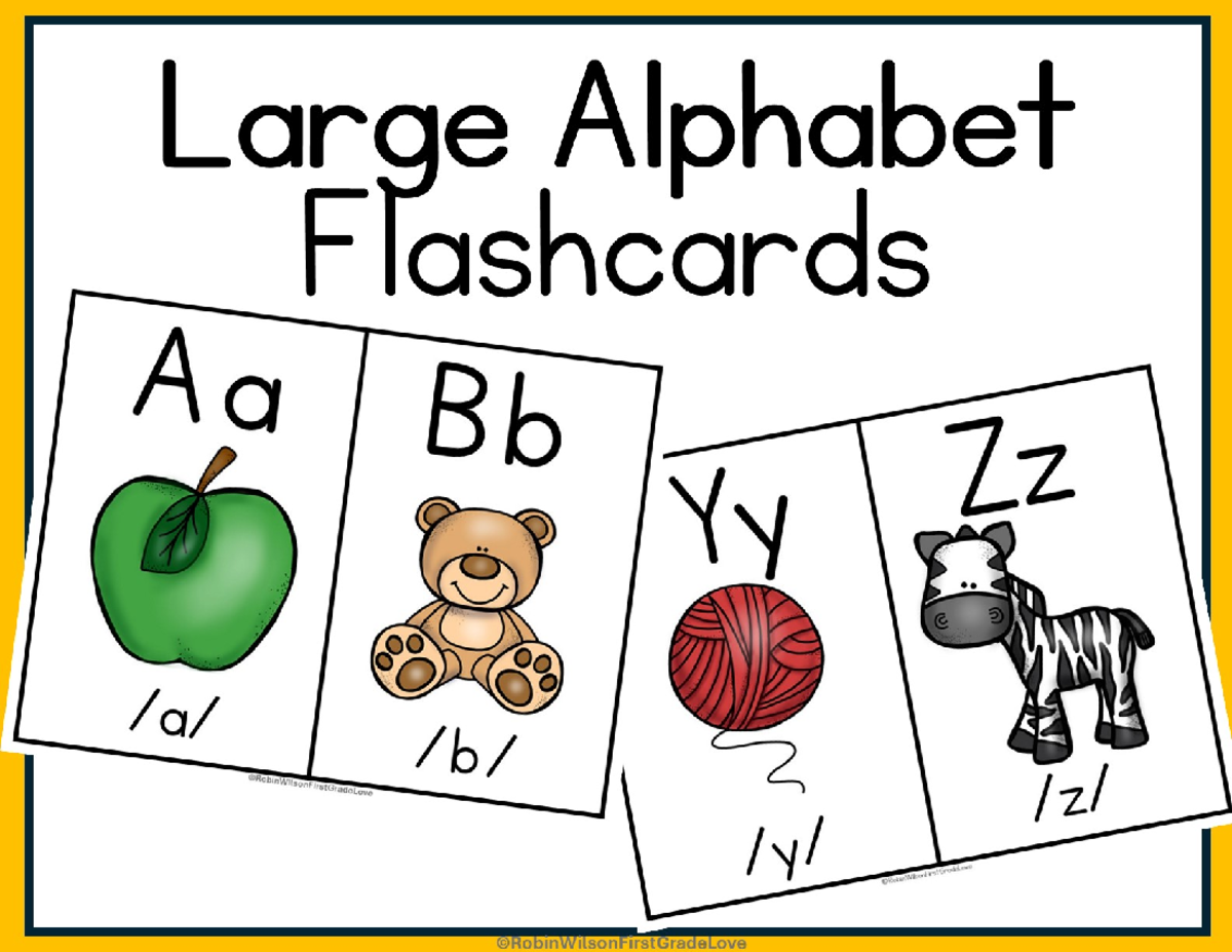 Alphabet Letter & Sounds Flashcards (Free Printable) - Studocu