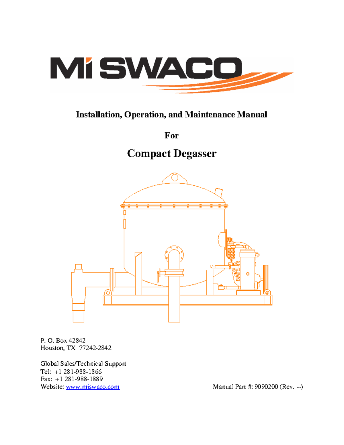 Mi Swaco Compact Degasser Installation & Operation Manual - Studocu