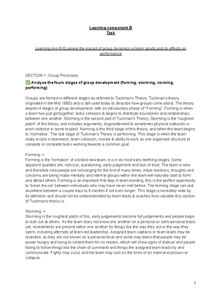 Sports Science - A2 - A Level - Sixth Form (A Levels) - Studocu