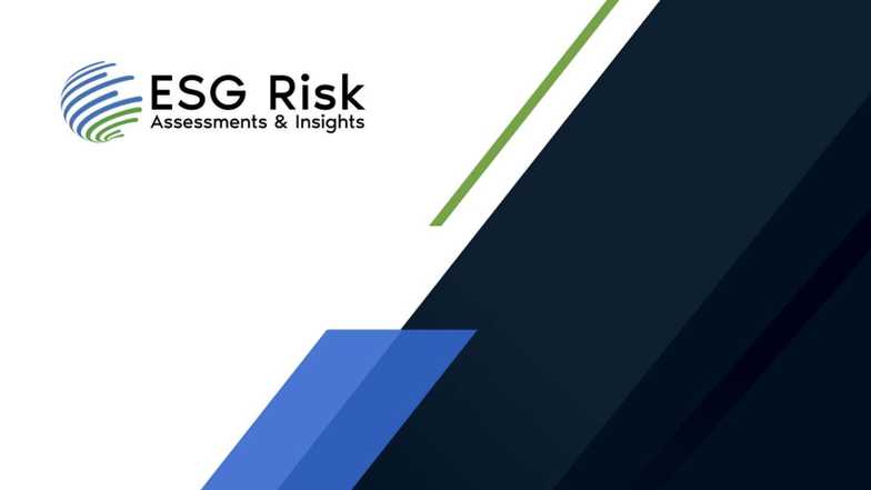 ESG-Risk-Methodology: Comprehensive Assessment Framework - Studocu