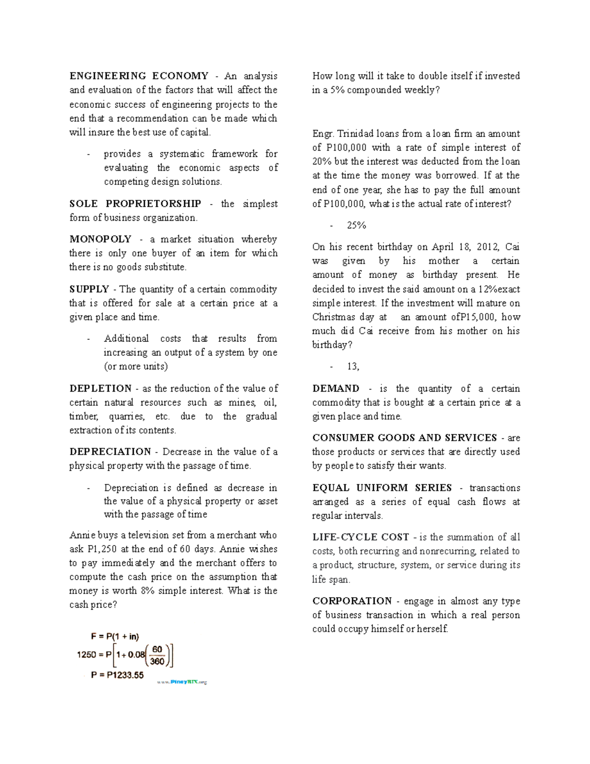 ECON 101: Comprehensive Review of Key Economic Concepts - Studocu